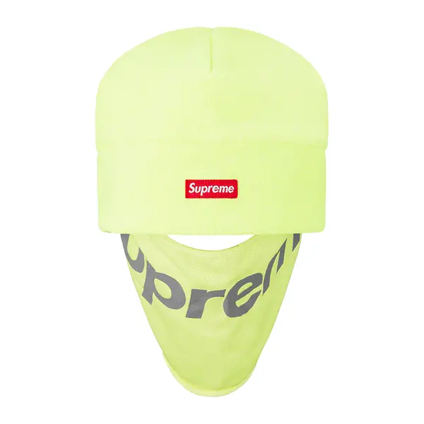 Supreme X Polartec Facemask Beanie - Green