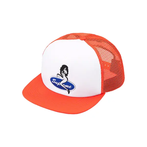 Supreme Pin Up Mesh Back 5-Panel - Orange | Editorialist