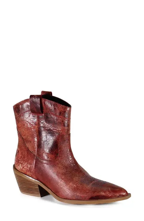 DIBA TRUE Rave Lion Western Boots - Cherry