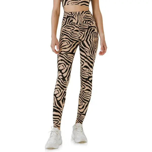 GREY LAB Animal Print High Waist Leggings