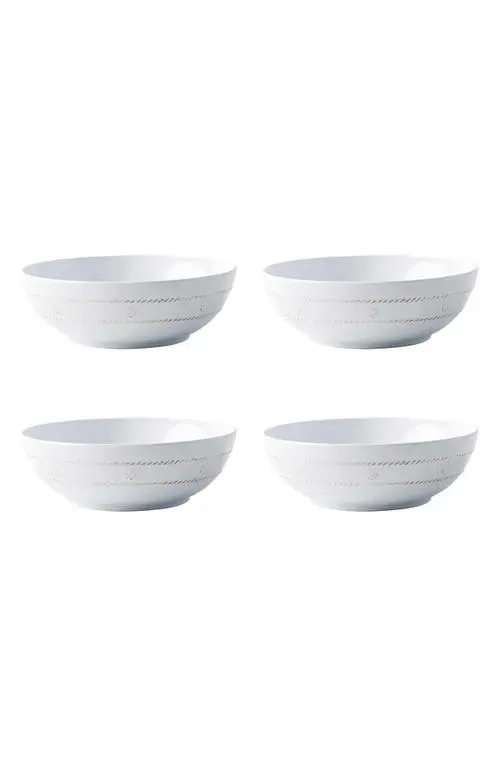 JULISKA Berry & Thread Set Of 4 Melamine Coupe Bowls