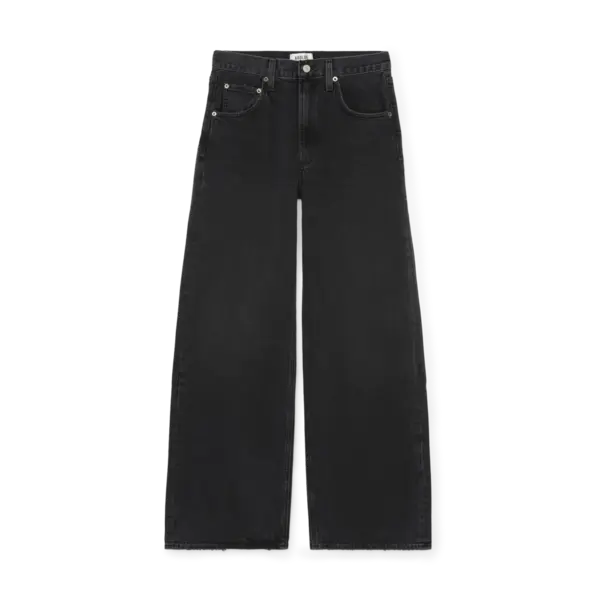 AGOLDE Low Curve Jeans - Black Tar
