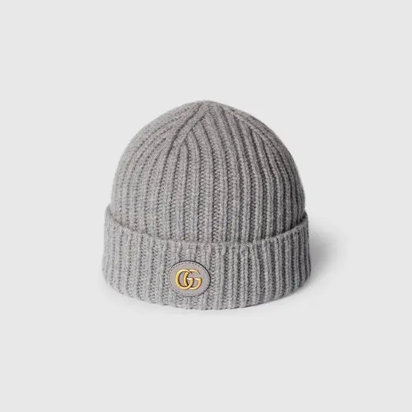Gucci Wool Cashmere Hat With Double G