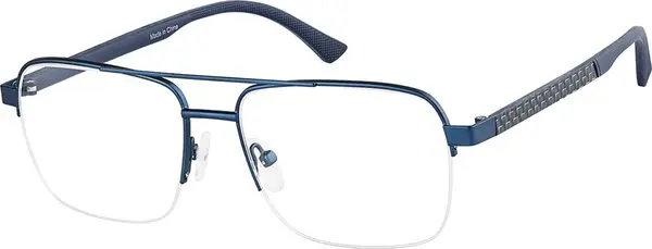 Zenni Aviator Eyeglasses With Carbon Fiber Frame - Blue