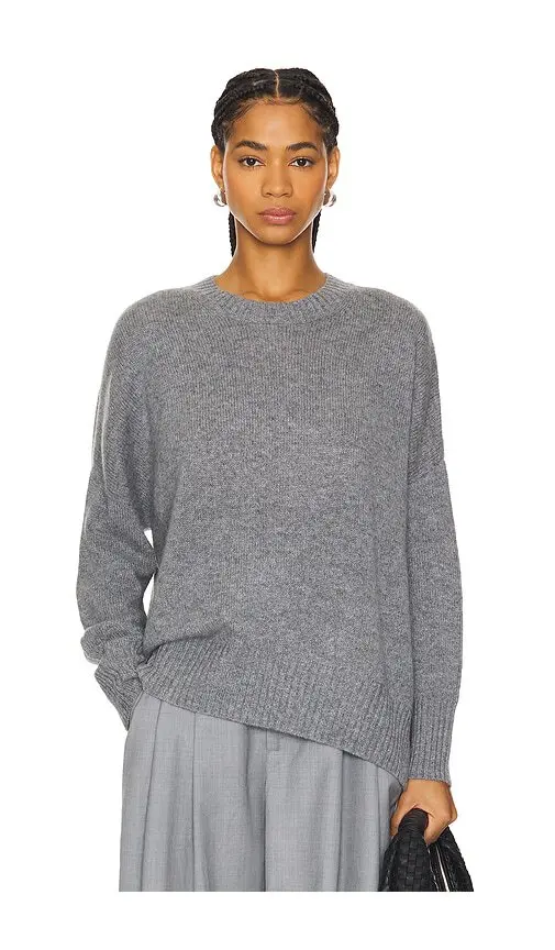 W. CASHMERE Joey Oversized Crewneck