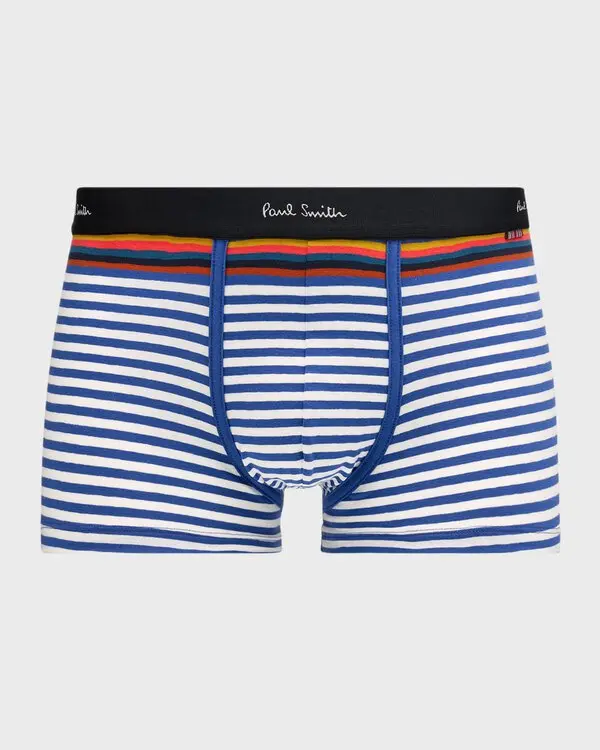Paul Smith Bright Stripe Cotton-stretch Trunks