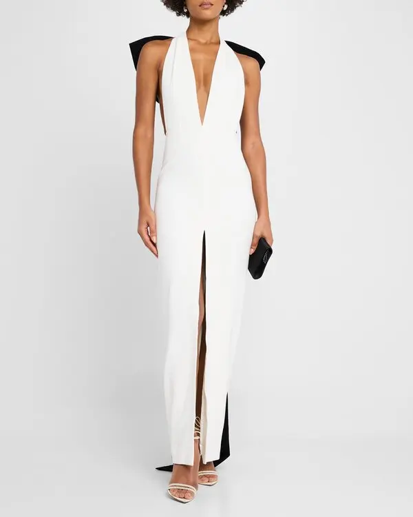 SANS FAFF Fontaine Evening Dress With Bow