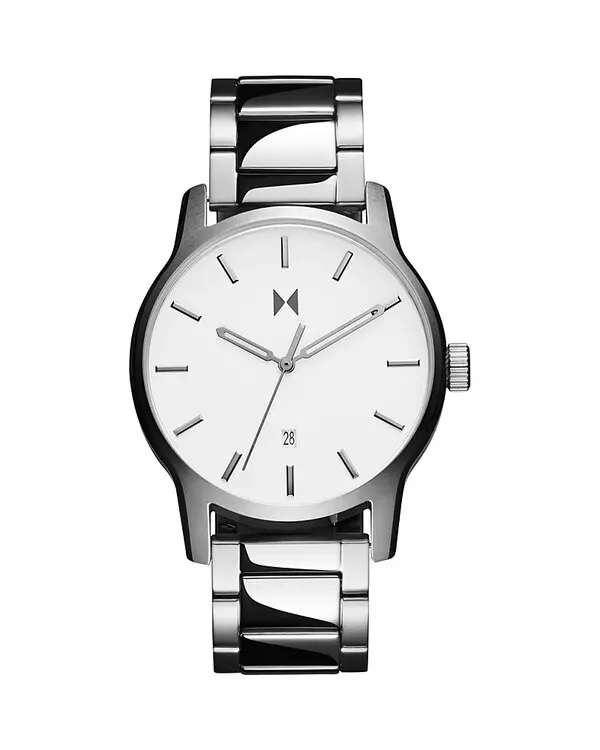 MVMT Classic Ii 44mm Watch - White/silver