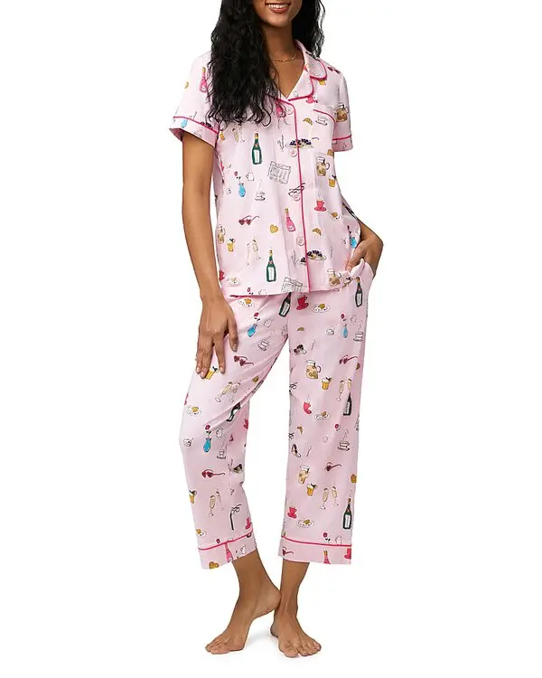 BEDHEAD PAJAMAS Cropped Pajama Set - Let's Do Brunch