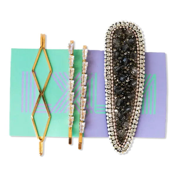 LOCKS & MANE Glitz & Glam Barrette Set