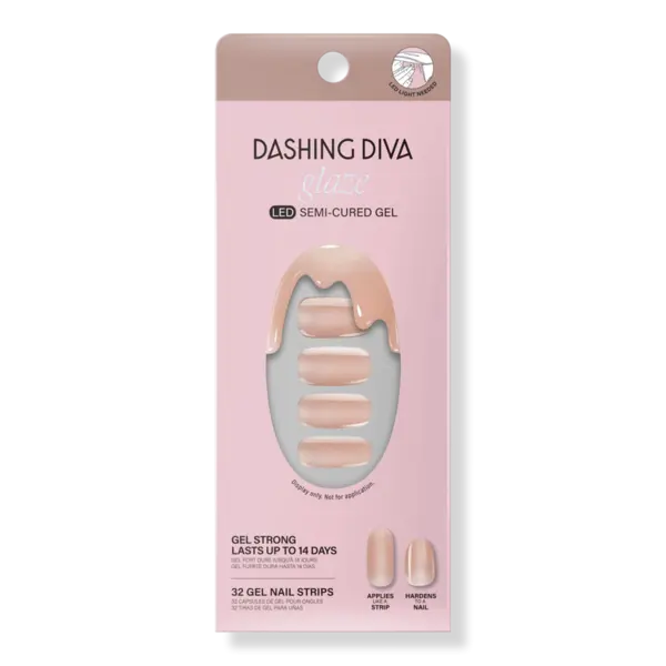 DASHING DIVA Ring The Alarm Glaze Semi-cured Gel Art - One-color