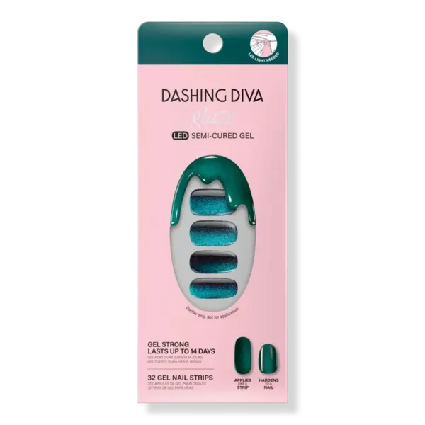 DASHING DIVA Stone Cold Glaze Semi-cured Gel Art - One-color