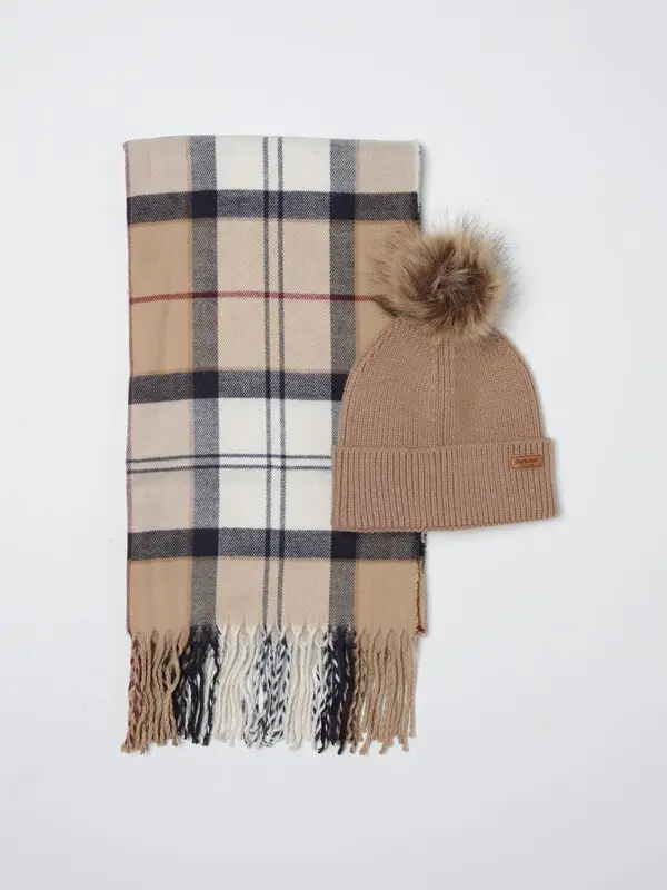 Barbour Hat And Scarf Set - Multicolor