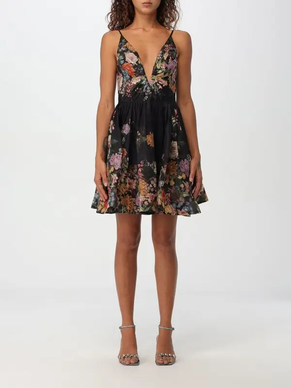 zimmermann flowy dress ZIMMERMANN Denim Wrap Maxi Dress | Women's Designer Denim Long Sleeve Wrap Dress | Night Sky