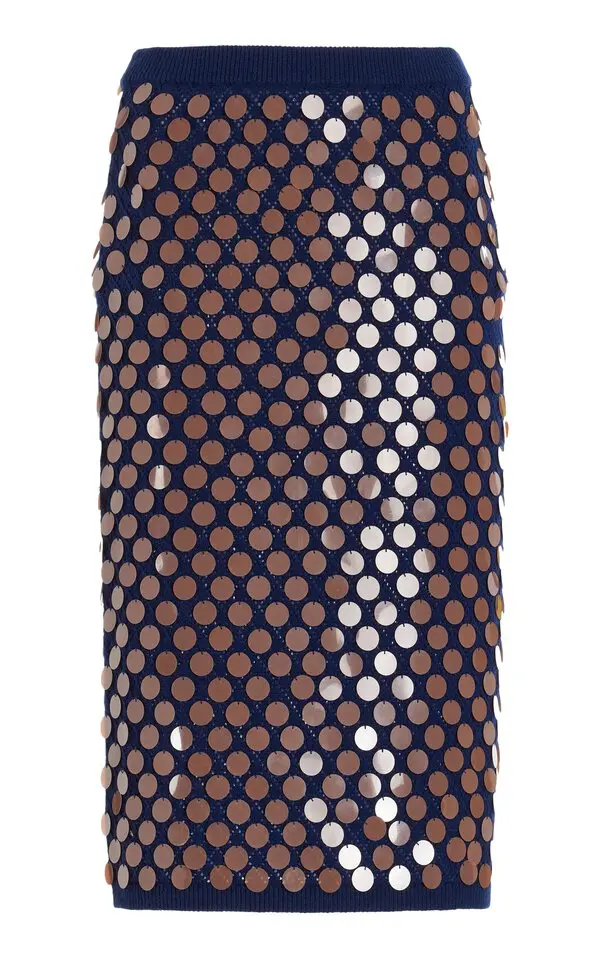 ZANKOV Matteo Pencil Skirt - Brown