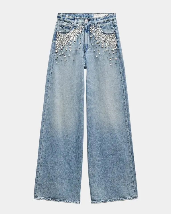 Rag & Bone Featherweight Sofie High-rise Wide Jeans