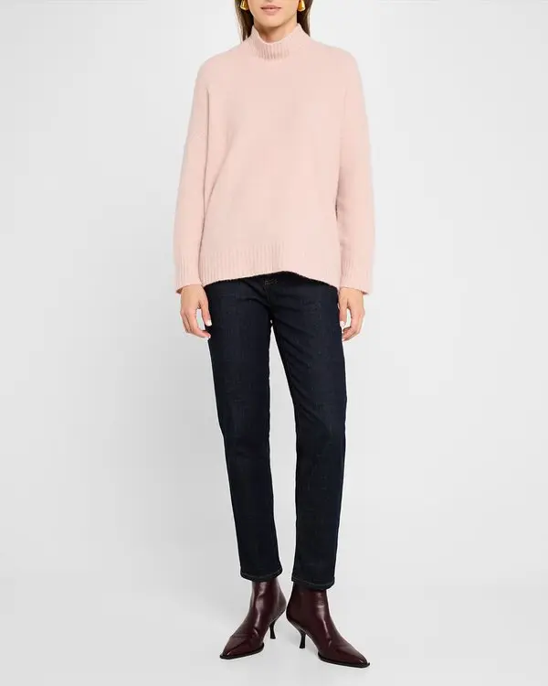 Eileen Fisher Cashmere-silk Turtleneck Sweater