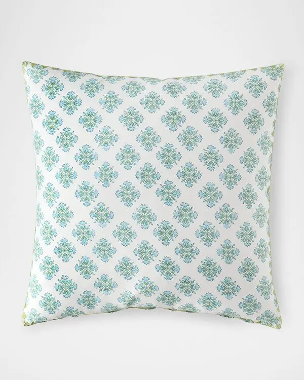 JOHN ROBSHAW Junu Sage Decorative Pillow, 22" Square - Green