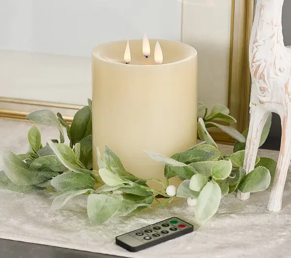 VALERIE PARR HILL As Is 3-wick 5' X 6.5' Candlelight Wax Candle Valerie