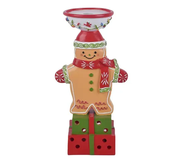 TEMP-TATIONS 12' Illuminated Resin Character Candle Holder