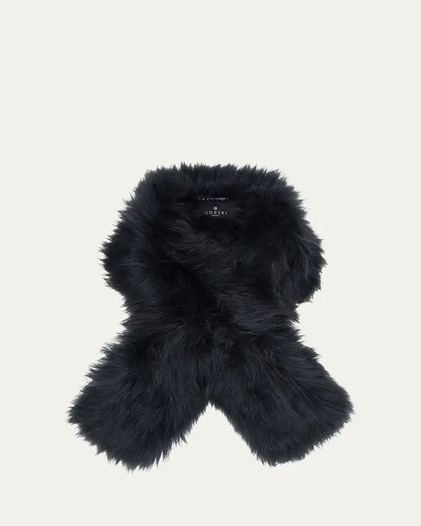 Gorski Select Lamb Pull-through Scarf