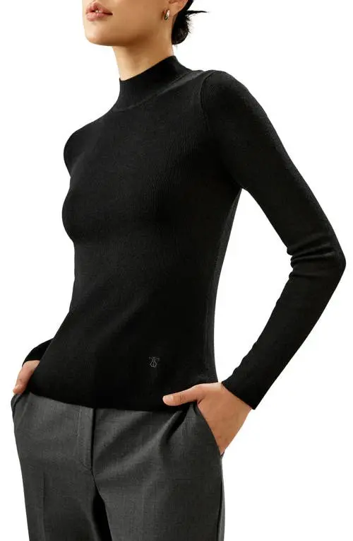 Lilysilk Essential Cashmere Blend Top - Black
