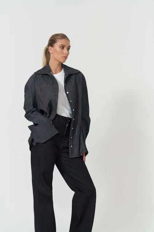 JENDUE Harvey Comfort Denim Shirt