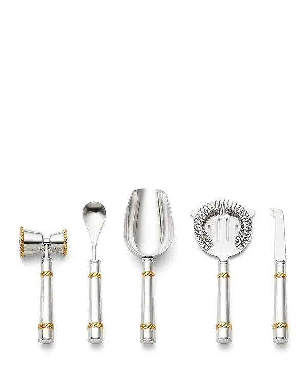 REED & BARTON Roseland 5-piece Bar Tool Set