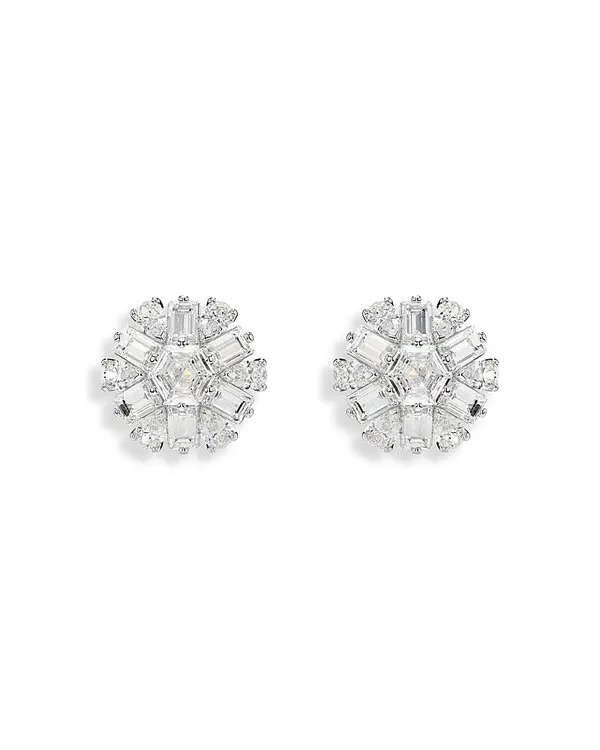 SWAROVSKI Idyllia Snowflake Stud Earrings