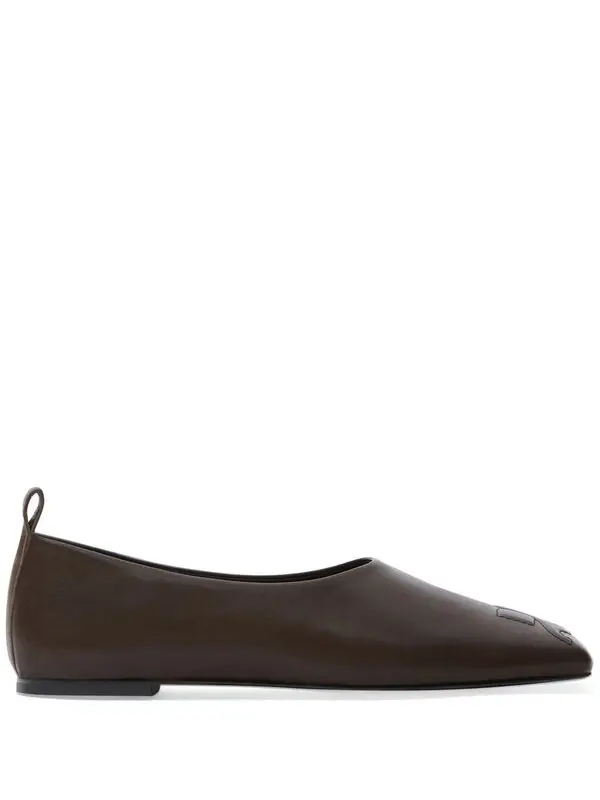 COURREGES Ac Heritage Nappa Leather Loafers - Bark