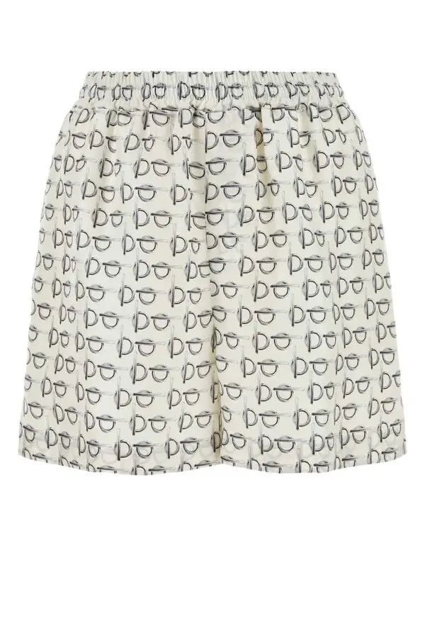 Burberry Silk Shorts - Printed
