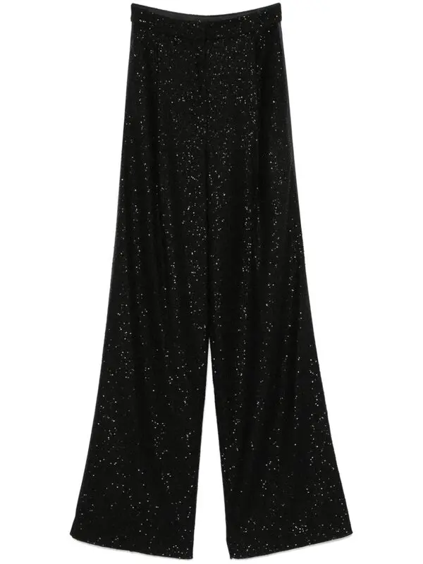 Max Mara Wool Blend Wide Leg Trousers