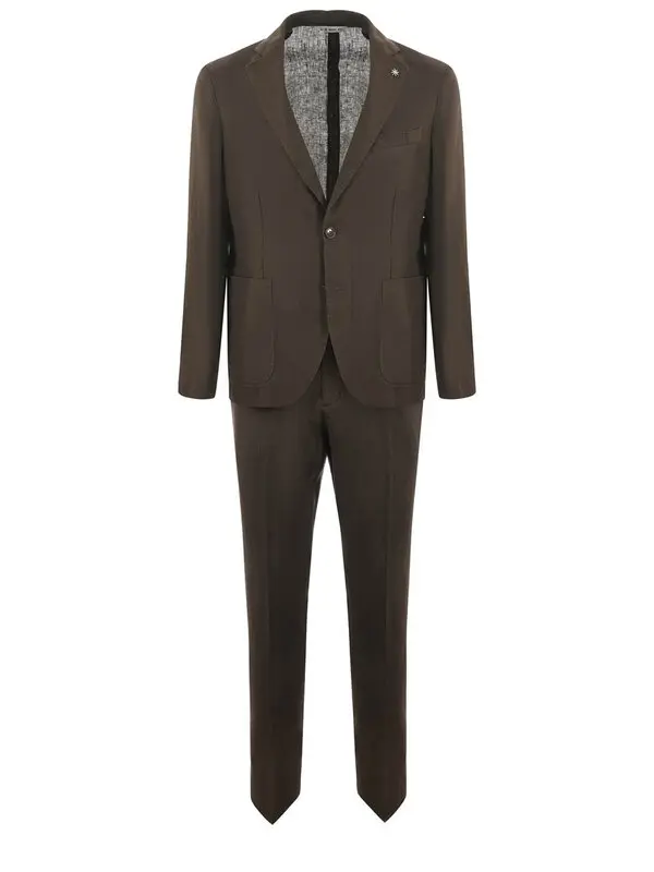 MANUEL RITZ Suit - Fango