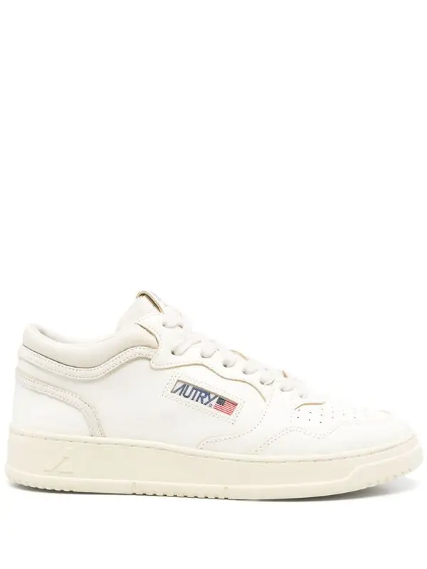 AUTRY Medalist Leather Sneakers - White