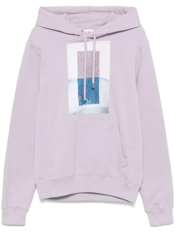 LANVIN Cotton Jersey Hoodie - Wisteria