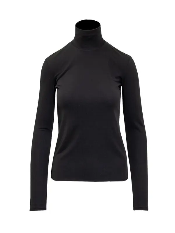 JIL SANDER Long-sleeved Viscose-blend Top