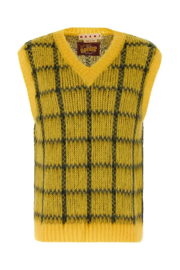 Marni Sleeveless Sweater - Yellow