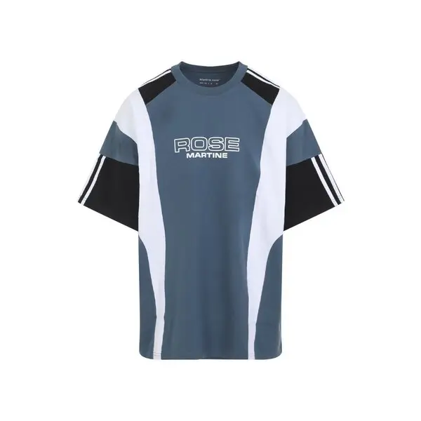 Martine Rose Logo Cotton Vest - Blue