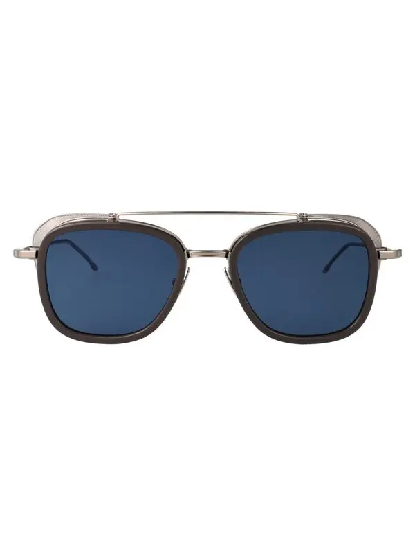 Thom Browne Sunglasses Ues808a-g0003 - Dark Grey Acetate/ Grey Titanium
