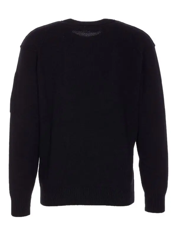 C.P. COMPANY Wool-blend Crewneck Sweater - Black