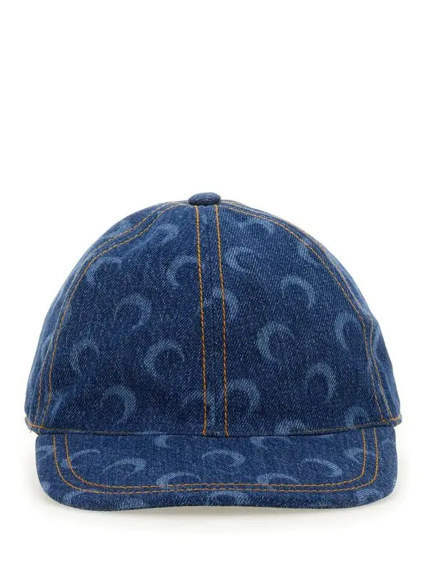 Marine Serre Caps In Blue - 32% Off | Editorialist display picture 1