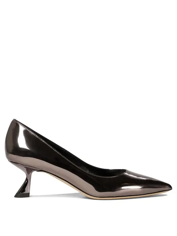 NINALILOU Pumps In Mirror Effect Leather
