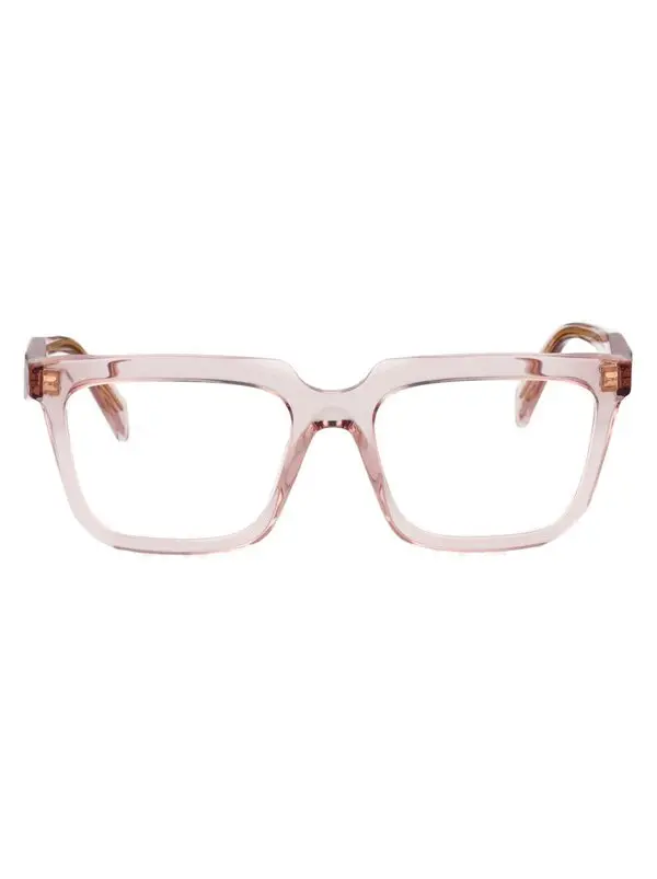 Prada Eyeglasses 0pr A19v - 19q1o1 Transparent Peach