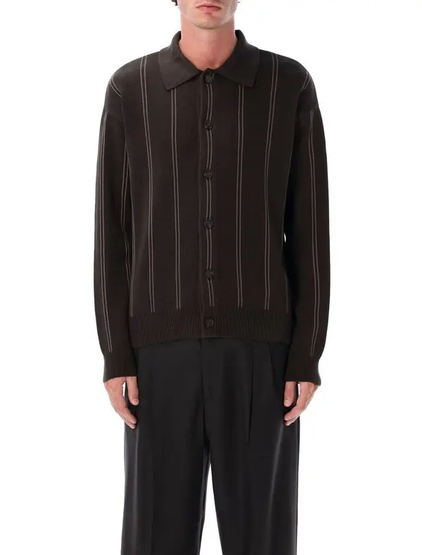 MFPEN Biscuit Stripe Cotton Cardigan - Biscuit Stripe Medium