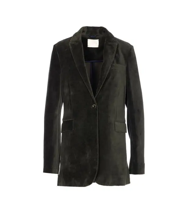 CIRCOLO 1901 Single Breasted Velvet Jacket