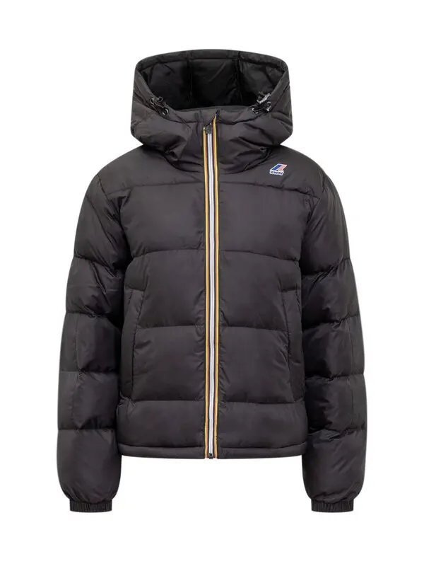 K-Way Le Vrai 3.0 Claude Down Jacket In Black - 25% Off