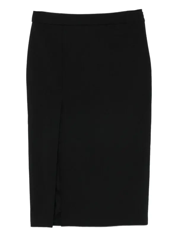 DONDUP Midi Pencil Skirt With Slit