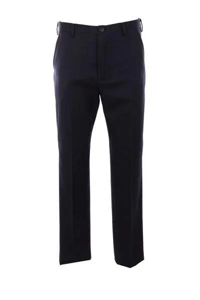 Incotex Slim-fit Wool Gabardine Trousers - Blue