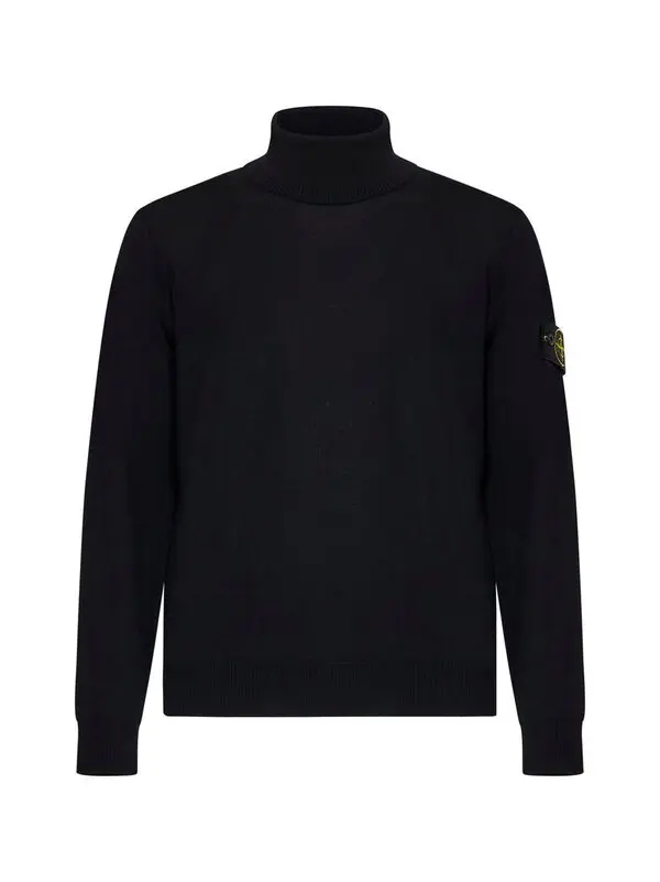 Stone Island Sweaters - Black