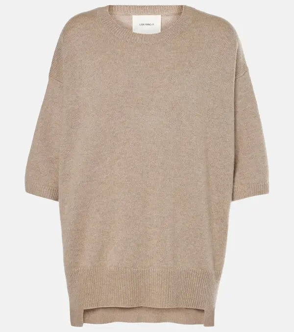 LISA YANG Camille Cashmere Sweater - Beige